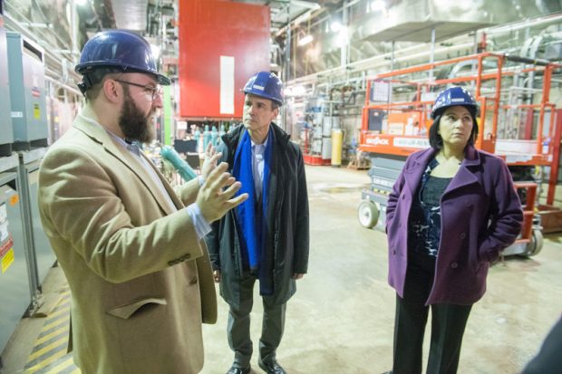 Undersecretary of Energy Mark Menezes visits Fermilab