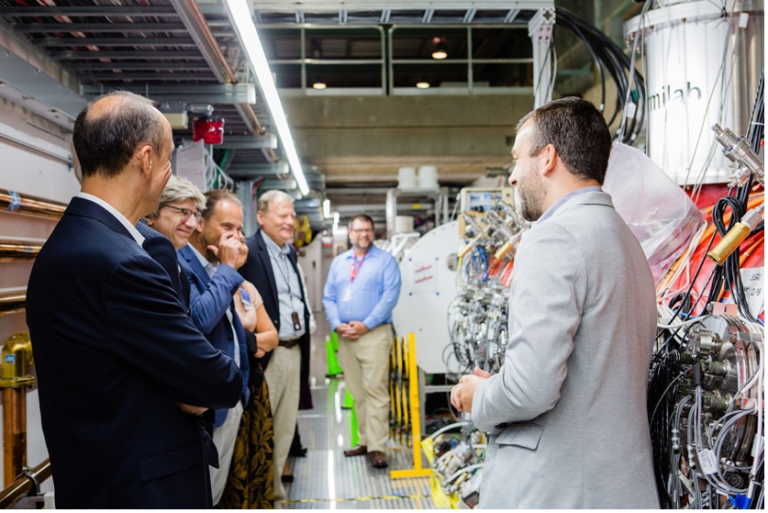 Delegation from French national research institute IN2P3 visits Fermilab