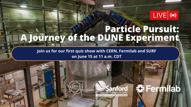 Join CERN, Fermilab and SURF live for a journey on DUNE and all things neutrinos